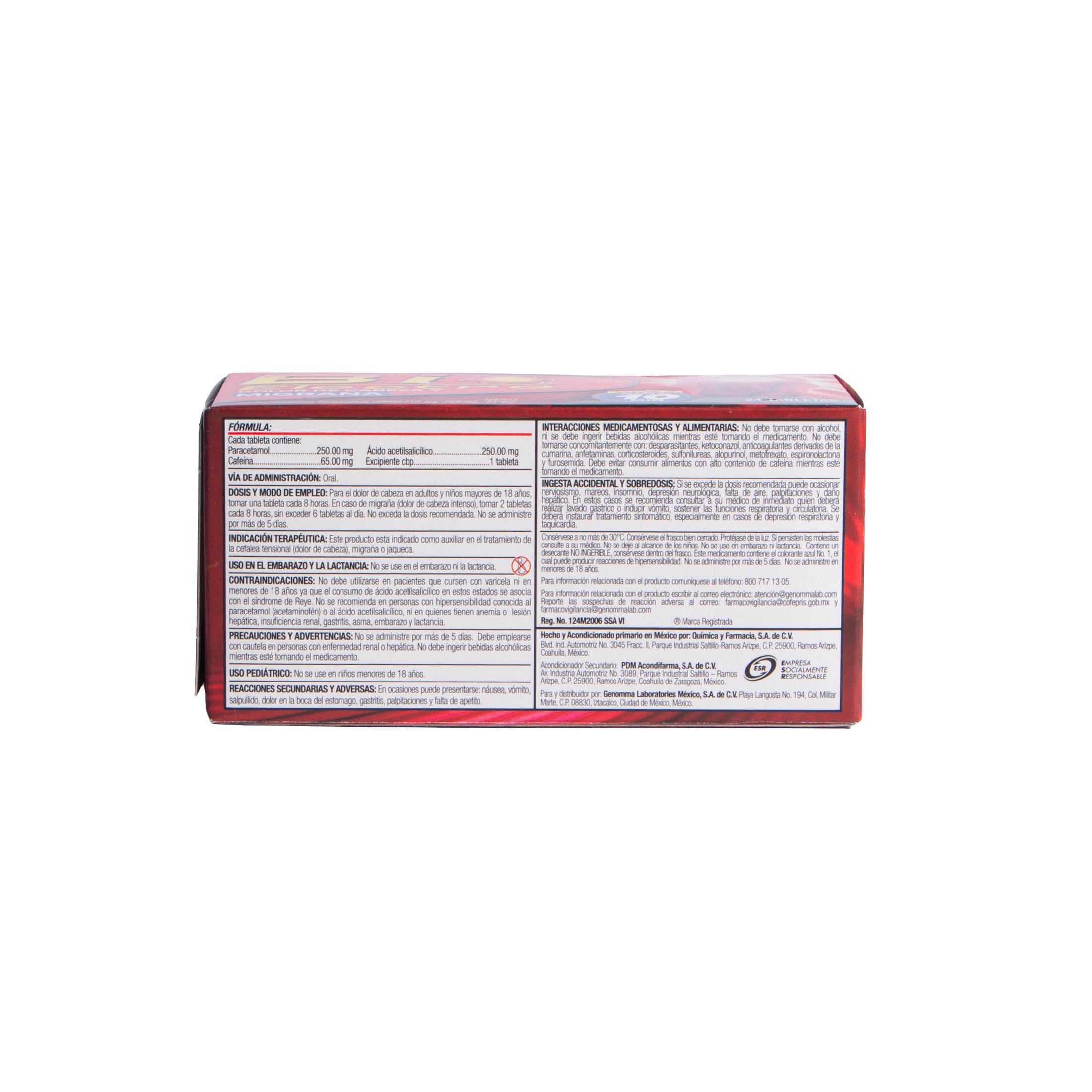 BIO-ELECTRO Tabletas 24 – Analgésico y Antipirético – Farmacia La Paz