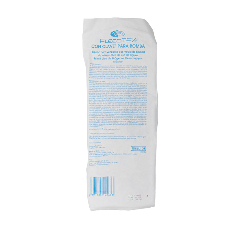 Flebotek Equipo Venoclisis – Terapia de Infusión – Farmacia La Paz