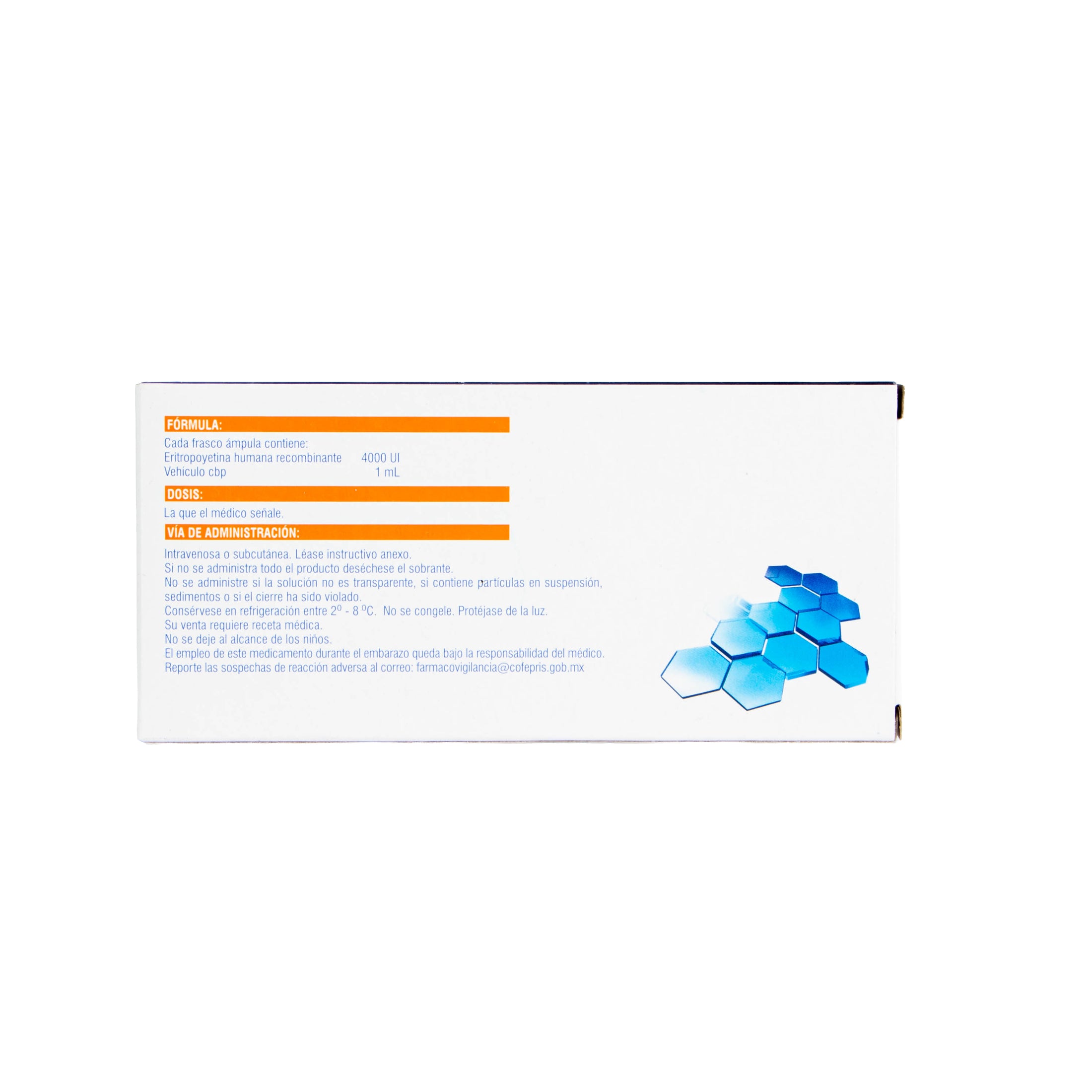 EXETIN-A Solución Inyectable 4000U/ml – Eritropoyetina – Farmacia La Paz