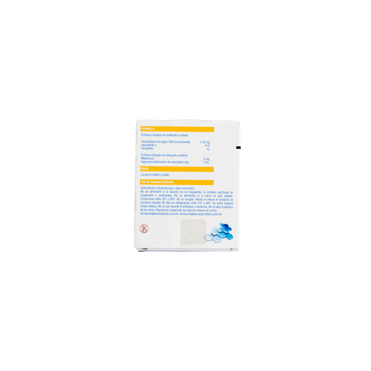 XERENDIP Solución Inyectable 4UI – Hormona de Crecimiento – Farmacia La Paz