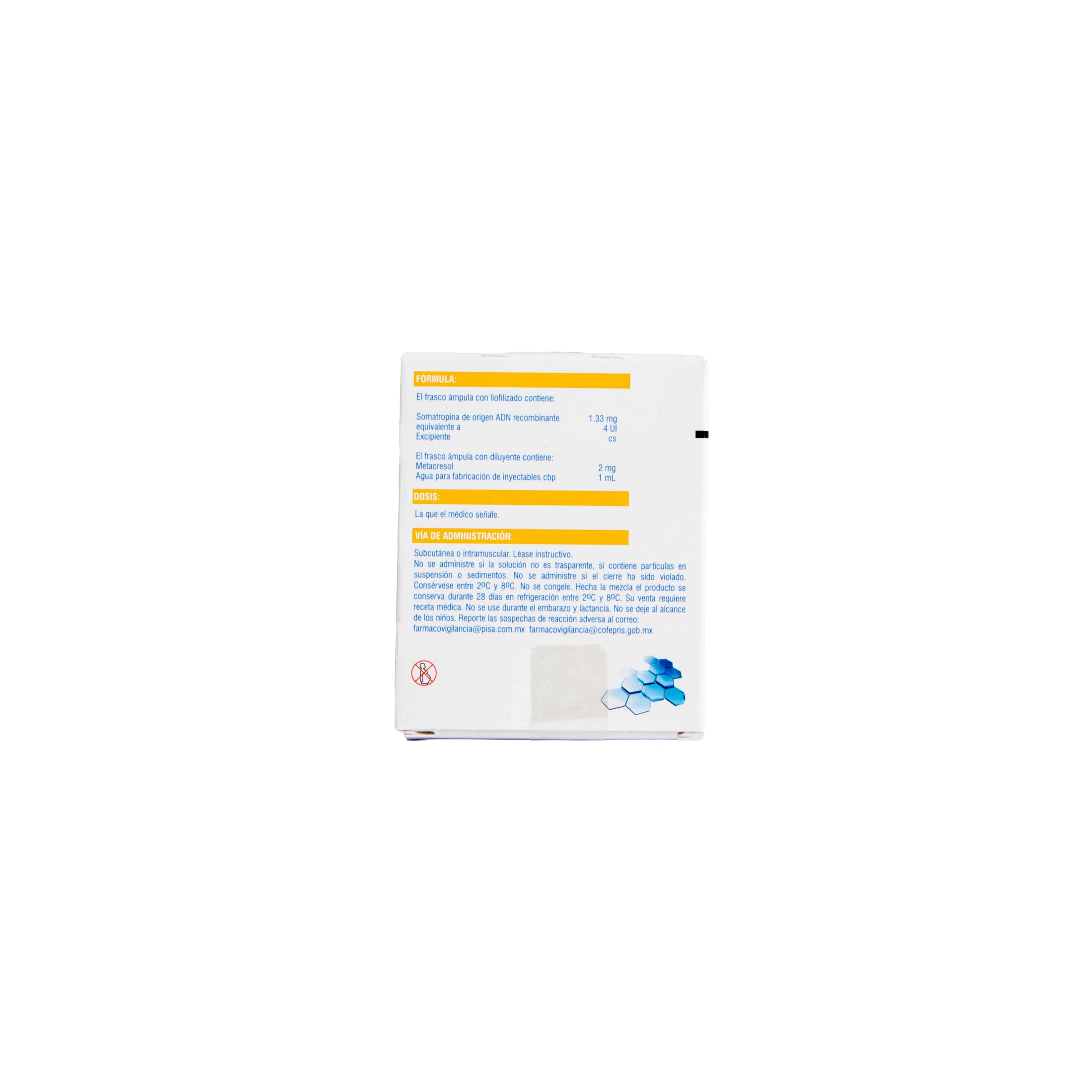 XERENDIP Solución Inyectable 4UI – Hormona de Crecimiento – Farmacia La Paz