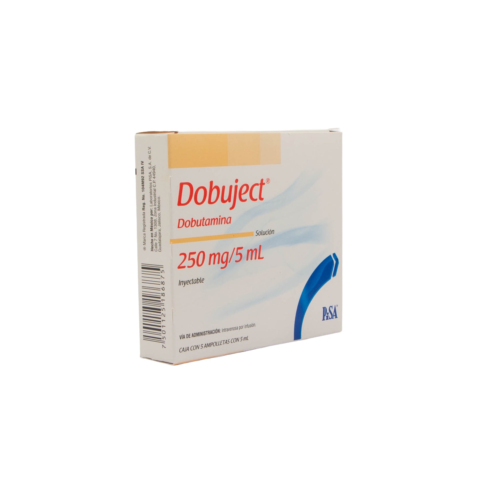 DOBUJECT Solución Inyectable 250mg/5ml – Cardiovascular – Farmacia La Paz