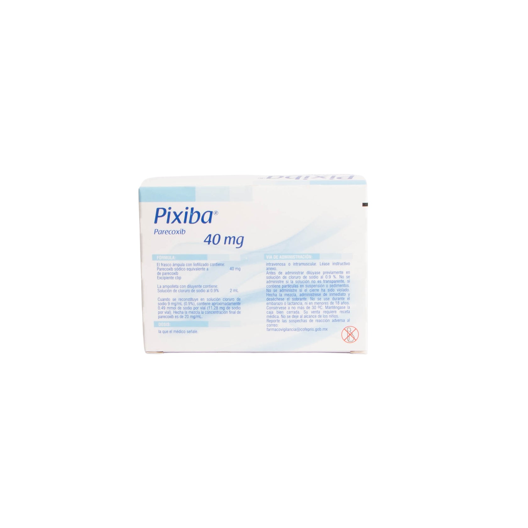 PIXIBA Solución Inyectable 40mg – Antiinflamatorio – Farmacia La Paz